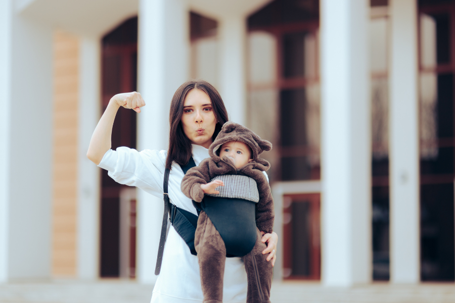 28 Different Ways To Exercise with Baby In A Carrier